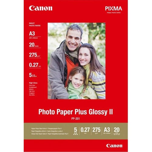 Canon PP-201 A3 Plus Glossy II Photo Paper (20 Sheets) – Outdoorphoto