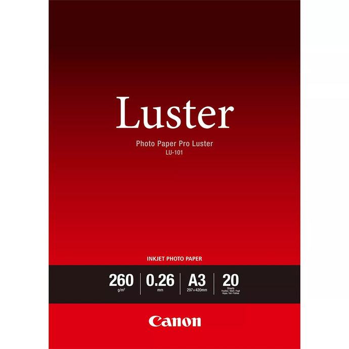 Canon LU-101 A3 Pro Lustre Photo Paper (20 Sheets) – Outdoorphoto